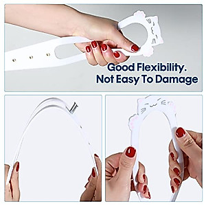 2 Pack Cat Door Holder Latch & Cat Door Stopper. 5 Adjustable Door Strap for Cats to Dog Alternative to Keep Dogs Out of Cat Litter Boxes and Food.No Cut Cat Door Interior Door