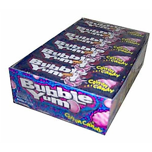 Bubble Yum Cotton Candy Flavored Gum - 18 Packs of 5 Pieces (90 Total Pieces)