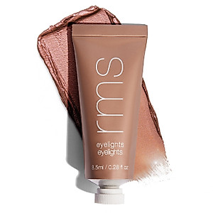 RMS Beauty Eyelights Cream Eyeshadow - Metallic Eyeshadow, Creamy Eyeshadow Eye Highlighter, Glitter Eyeshadow, Shimmer Eyeshadow Chrome Eyeshadow