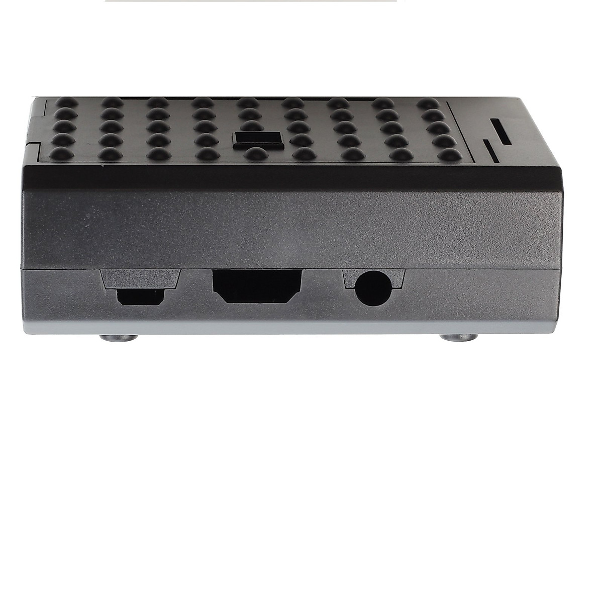 12voltnet Black Case ABS Raspberry Pi 3 B with Square Cutout 4 Camera Board w/Screw