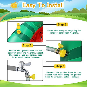 Apfity Splash Pad for Kids and Dogs, 68" Sprinkle Play Mat Summer Water Toys Inflatable Swimming Pool for Toddlers Baby Kiddie and Pets Dog Outside Sprinkler Pool for Age 2 3 4 5 6 7 8 9 10