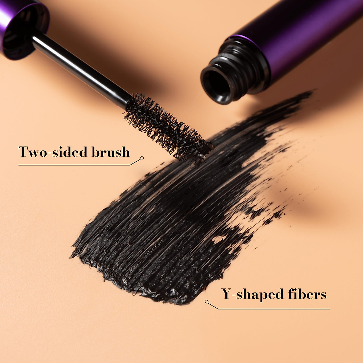 Younique MOODSTRUCK EPIC 4D Fiber Lash Mascara | 7 ml | Long Lasting Mascara Black Volume and Length, Lengthening, Thickening, Fuller Lashes Amplify Smudge-Proof Eyelash Mascara, Makeup