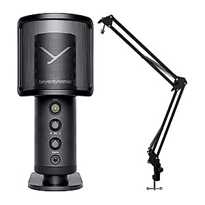 Beyerdynamic FOX Professional USB Studio Microphone Bundle with Boom Scissor Arm (2 Items)