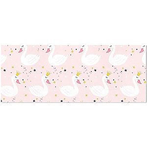 Veundei 3 Pack Gift Wrapping Paper Bundle Cute Princess Swan Pink Wrapping Paper Roll Packing Paper Gift Wrap for Birthdays, Weddings, Party, Holiday, Baby Shower, 58 x22.8 Inch (9.18.sq.ft) per Roll