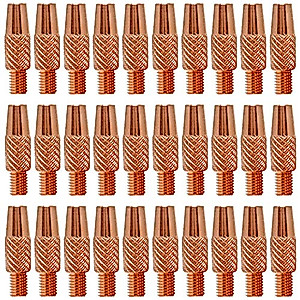 Mig Welding Contact Tips 186406 .035" for Miller Welder Gun Spoolmate 100, 200, 3035, 185 and Hobart Spoolgun DP-3035, SpoolRunner 100,Handler 125, 125 Ez, 130, 140, 190, 210MVP etc