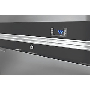 Central Exclusive Commercial Refrigerator, 2 Door Stainless Steel Reach In, Solid doors - 54" W 49 Cu Ft. (69K-032)