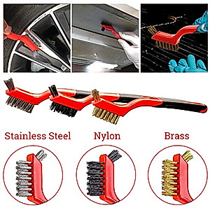 Xboken 27Pcs Car Cleaning Kit with Car Detailing Brush Set,Drill Brush Set,Drill Polishing Pads Kit,Car Cleaning Tool Kit for Engine,Wheels,Interior,Exterior,Leather,Air Vents