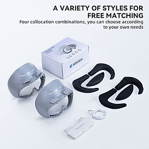 For Pico 4 Leather Protector Pad, Breathable Wide Ice Silk Protector Pad, VR Cooling Fan Set (Protective cover + PU cotton)