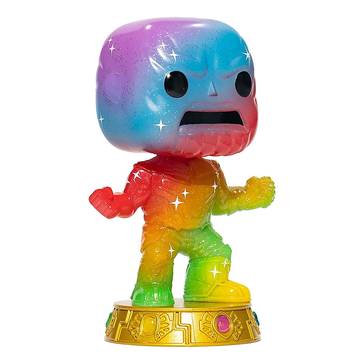Funko Marvel Infinity Saga Thanos Art Series Pop! Vinyl Figure with Premium Pop! Protector Entertainment Earth Exclusive