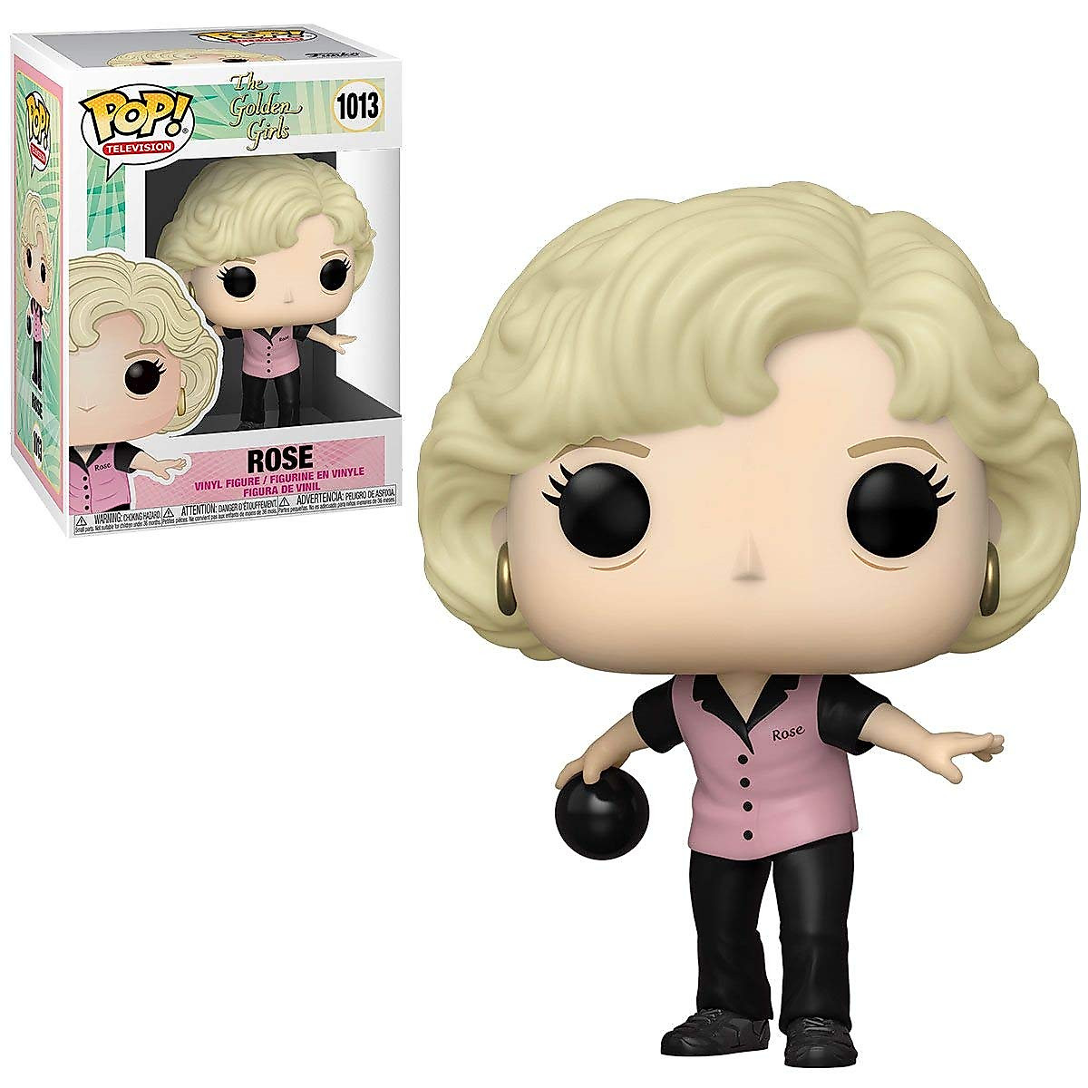 Funko Golden Girls - Rose in Bowling Uniform Pop! Vinyl Figure (Bundled with Compatible Pop Box Protector Case)