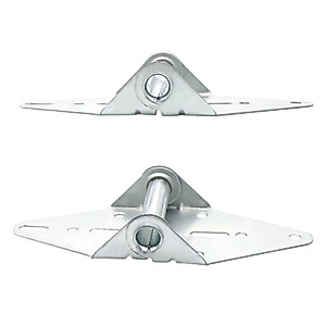 Heavy Duty 14 Gauge Steel #1 Garage Door Hinge with Galvanized Finish - Residential/Light Commercial Garage Door Replacement