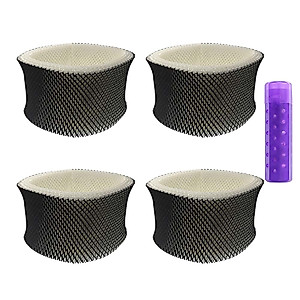 HWF75CS Filter Compatible with Holms Humidifier Wick Filter HWF75,HWF75PDQ-U Type D,4 Pack