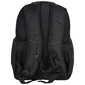 HERITAGE TRAVELWARE Travelier Dual Compartment Checkpoint-Friendly 17" Laptop Business Backpack, Black, One Size