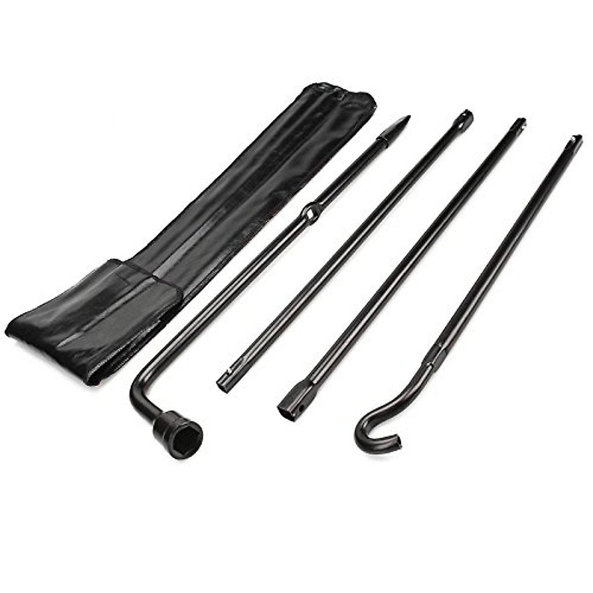 Spare Tire Removal Tool and Scissor Jack Handle 2 Ton Set for Ford F150 Truck (2004 to 2014) Wheel Release/Removal Repair Lug Wrench Replacement Kit