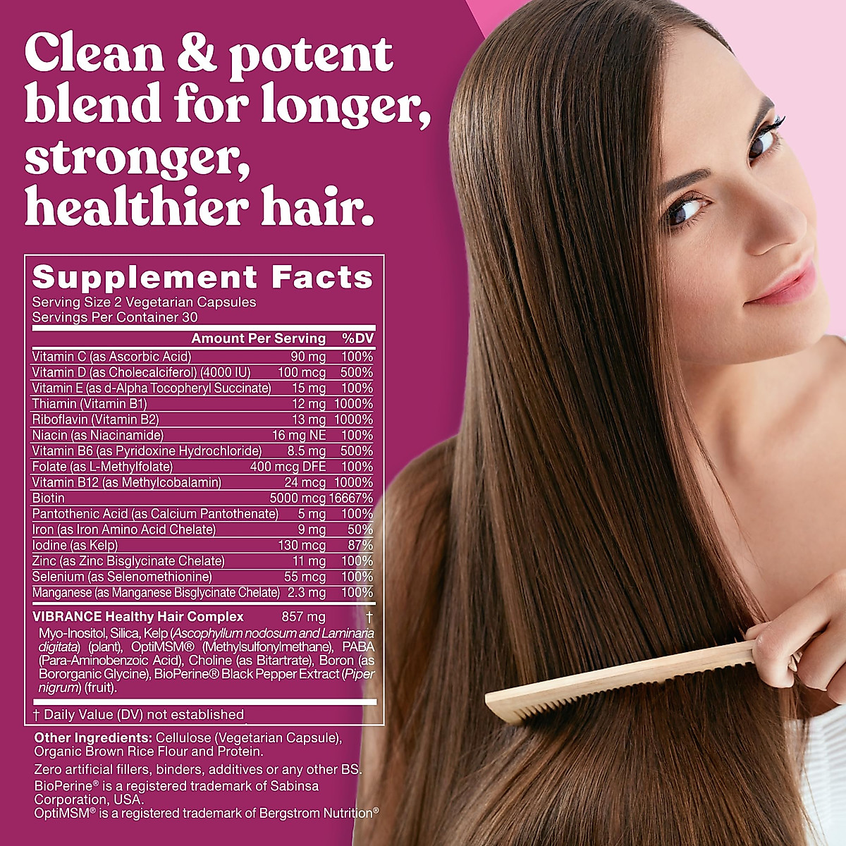 Eu Natural Vibrance Bundle with Radiance - Beauty Bundle for Healthier Hair Growth, Stronger Nails, Glowing Skin