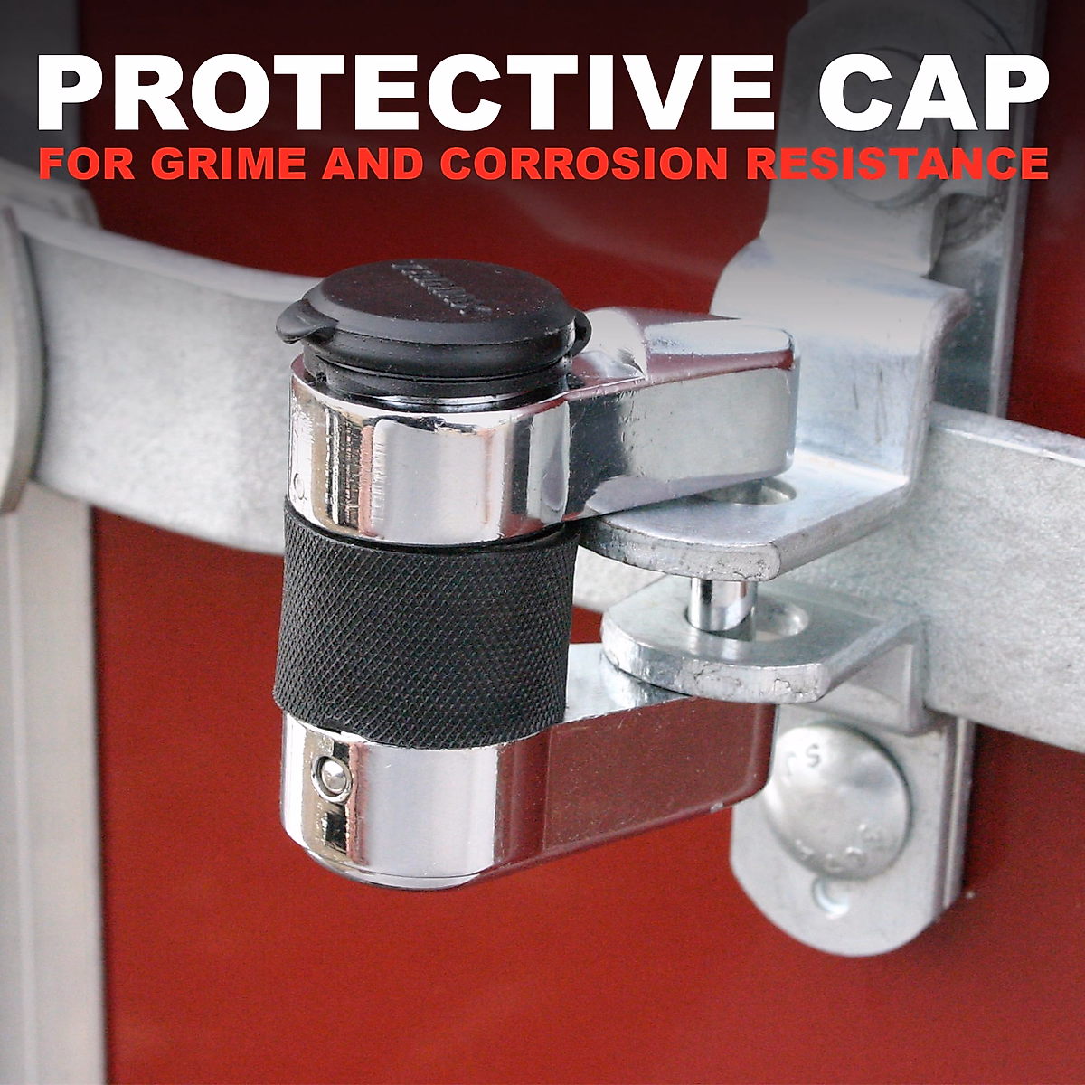 Trimax TMC10 Coupler / Door Latch Lock (fits couplers to 3/4" span) , Zinc