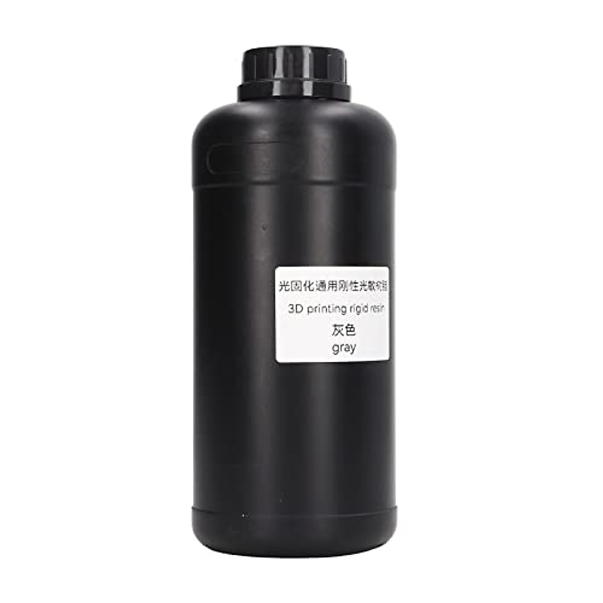 Curing Rigid Resin, High Accuracy 1000ml Stretch Resistant 3D Printer Resin for Industrial Parts(Grey)