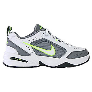Nike Men's Air Monarch IV Cross Trainer, White/White-Cool Grey-Anthracite, 8 Regular US
