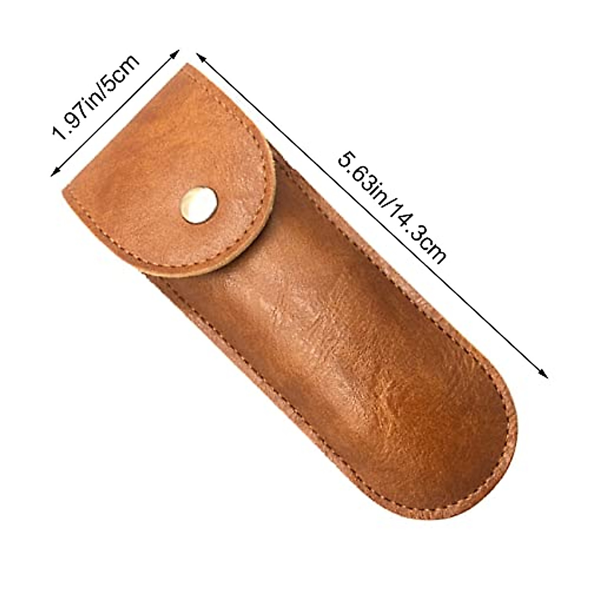 Wine Corkscrew Storage Bag Leather Wine Bottle Opener Storage Case Protective Bottle Opener Carry Case for Bartenders Barmans Waiters and More