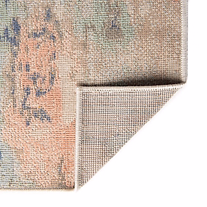 Unique Loom Lotus Collection Area Rug - Royal (5' 3" x 8' Rectangle, Multi/ Ivory)