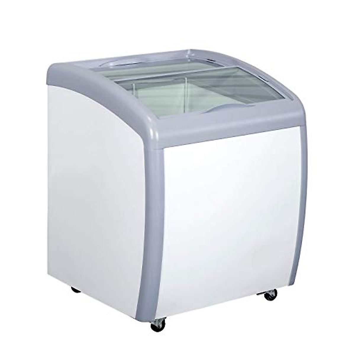 Ancaster Food Equipment 160L Capacity Glass Top Ice Cream Freezer