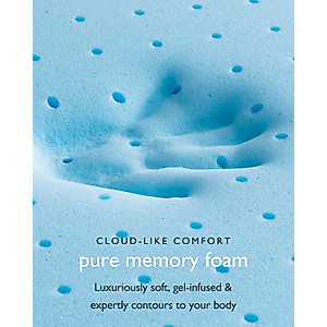 BedStory Memory Foam Mattress Topper Queen Size - 3 Inch Premium Soft Gel Memory Foam Topper - Bed Toppers with Removable Cover, CertiPUR-US Certified