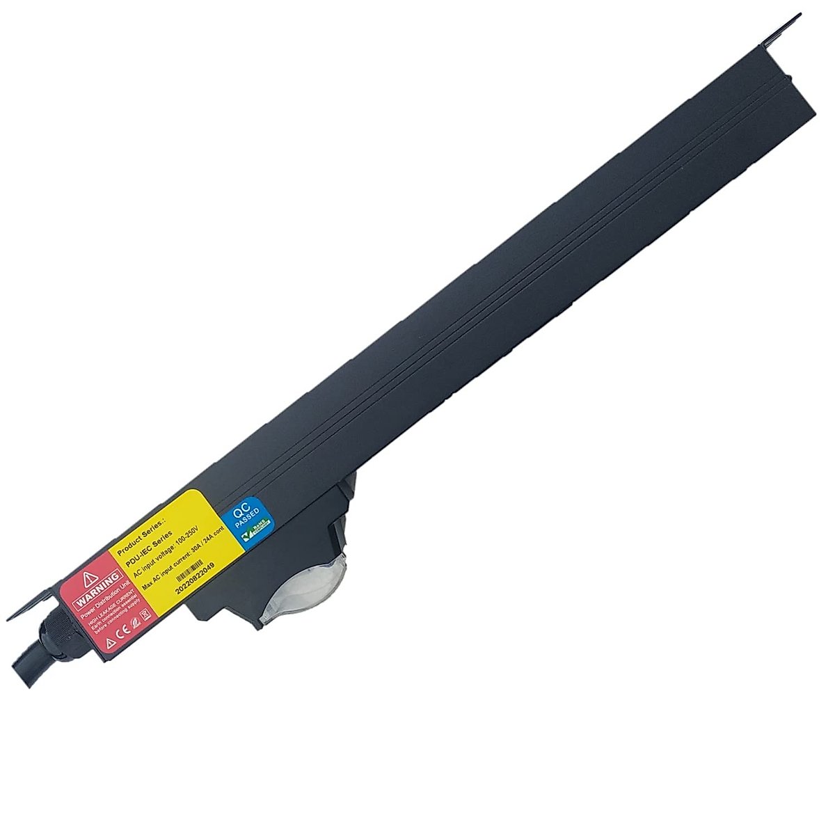 AltairTech.io ATP1M Metered PDU,30A, 1U Rackmount, 208/240V 7.5kW Single Phase, 6ft Cord, L6-30P Input