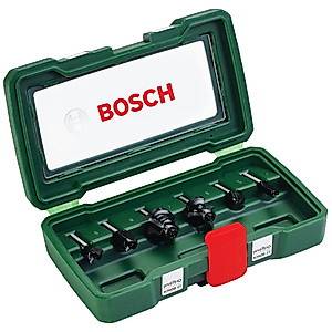 Bosch 2607019464 Routing Drill Bit Set 6 Pcs