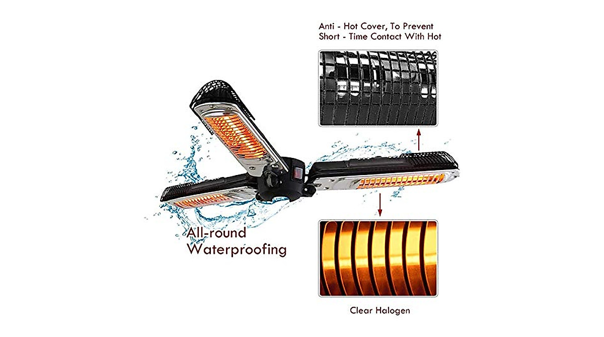 LIRUI Electric Patio Heater – Efficient Outdoor Infrared Heating Solution