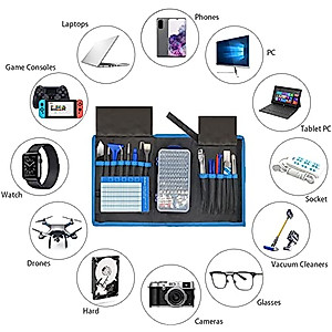 oGoDeal 155 in 1 Precision Screwdriver Set Professional Electronic Repair Tool Kit for Computer, Eyeglasses, iPhone, Laptop, PC, Tablet,PS3,PS4,Xbox,Macbook,Camera,Watch,Toy,Jewelers,Drone Blue
