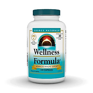 Source Naturals Wellness Formula Bio-Aligned Vitamins & Herbal Defense Advanced Immune Support* - Dietary Supplement & Immunity Booster - 240 Capsules
