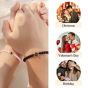 Tarsus Couples Gift Ideas Bracelets, Matching Bracelets for Couples Gifts Jewelry I Love You Gift for Him Her Boyfriend Girlfriend Valentines Christmas