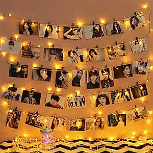 FINGOOO 1.4-inches Length Mini Wooden Clothespins,100 PCS for Baby Clothes Pins, Clip Photo Holders