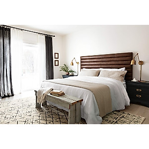 Loloi Emory Heather Gray/Black 5'-3" x 7'-7" Area Rug