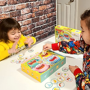 Adventerra Games Hungry Bins - A Family Board Game About Recycling & Composting - Fun & Educational Preschool Games for Boys and Girls - Learning Resources for Kids Ages 3-6