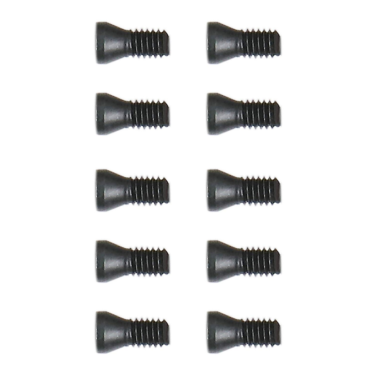 Accusize Industrial Tools M2.5 by 6 Replacement Screws for Indexable Face Mill and End Mills, 10 Pc, 0046-0910x10