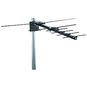 Channel Master STEALTHtenna Digital HDTV Directional Outdoor TV Antenna - VHF, UHF Aerial with Adjustable Angle Bracket for Mast Pole or Vertical Surface Mounting Outside or in Attic - CM-3010HD