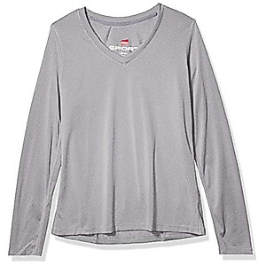 Hanes womens O9309 athletic shirts, Granite Heather, X-Large US