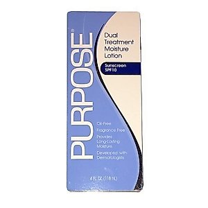 PURPOSE Dual Treatment Moisture Lotion, SPF 10,4 Fl Oz (Pack of 3)
