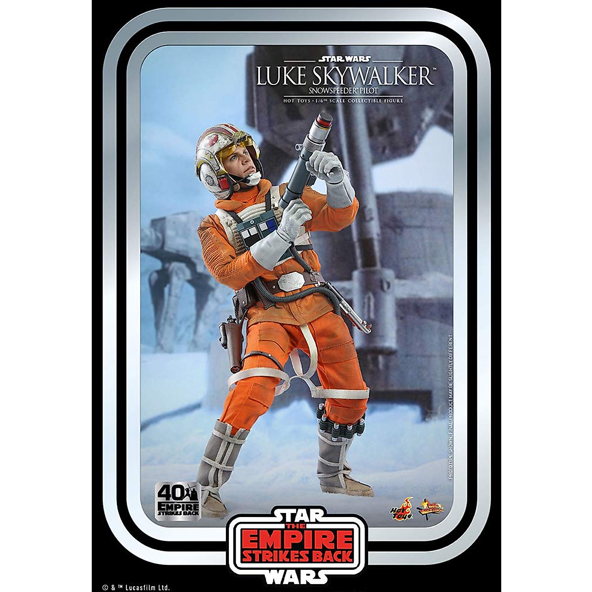 Hot Toys Star Wars The Empire Strikes Back 11 Inch Action Figure 1/6 Scale - Luke Skywalker Snowspeeder Pilot 906711