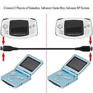 OSTENT 2 Player Game Link Connect Cable Cord for Nintendo Gameboy Advance GBA SP Console