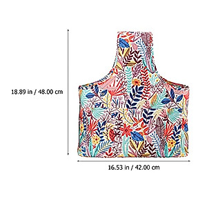 Ciieeo Crochet Bag Container and Travel Pouch Crocheting Woolen Organizer Oranger Portable Line Red Wrist Tote Supplies Needles Pattern Accessories Leaves Storage Tools Yarn Home