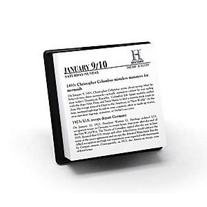 2021 History Channel This Day in History Boxed Calendar: 365 Remarkable People, Extraordinary Events, and Fascinating Facts (Hanging Monthly Calendar with Photography, Office Gifts for Him or Her)