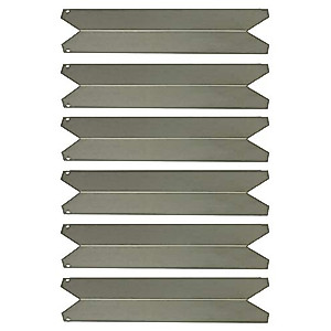 Votenli S9459A (6-Pack) 13 11/16" Stainless Steel Heat Plate Replacement for Duro 740-3003-BI Nexgrill 720-0419 720-0459 and Others