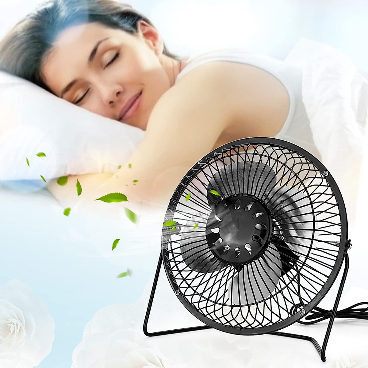 Solar Panel Powered Fan, 4.5W 6V USB Solar Panel Powered Mini Portable Fan Solar Mini Exhaust Fan for Cooling Ventilation Home Travelling Fishing