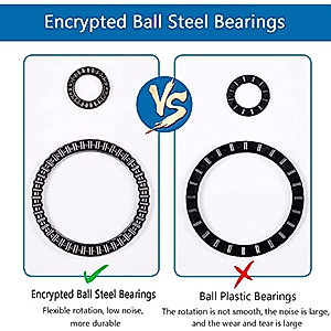 CURIND 24-47 inch Glass Turntable for Table Clear Lazy Susan Round Table Service Tray, Heavy Duty Non-Skid, for Kitchen, Restaurant, Dining Table, Easy to Use,120cm/47.2in