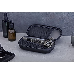 Philips Norelco S9000 Prestige Electric Shaver with Qi-Charger, Precision Trimmer and Premium Case, SP9872/86