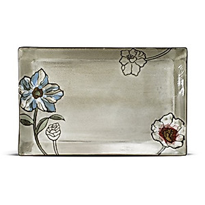 Pfaltzgraff Harker Rectangular Platter, 14-Inch by 9-Inch, Assorted