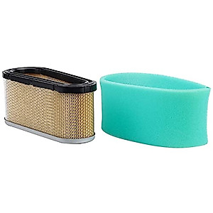 Hipa 496894S 496894 493909 Air Filter for 12.5-17 HP 5053K with 272403S 272403 Pre Filter LG496894JD GX85 SX85 Scotts S1742 SABRE 1542HS 1546GS 1638HS 1642HS 1742HS Lawn Mower BS-496894S