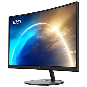 MSI Pro MP271C, 27", 1920 x 1080 (FHD), Curved VA, 75Hz, FreeSync, TUV Certified Eyesight Protection, 1ms, HDMI, Tilt